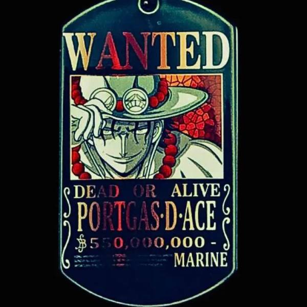Collier manga one piece ace wanted-Liquidation